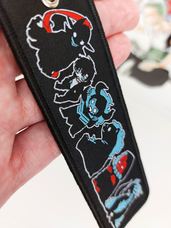 Sung Jin-Woo Anime Embroidered Keychain Solo Leveling – TATAKAE